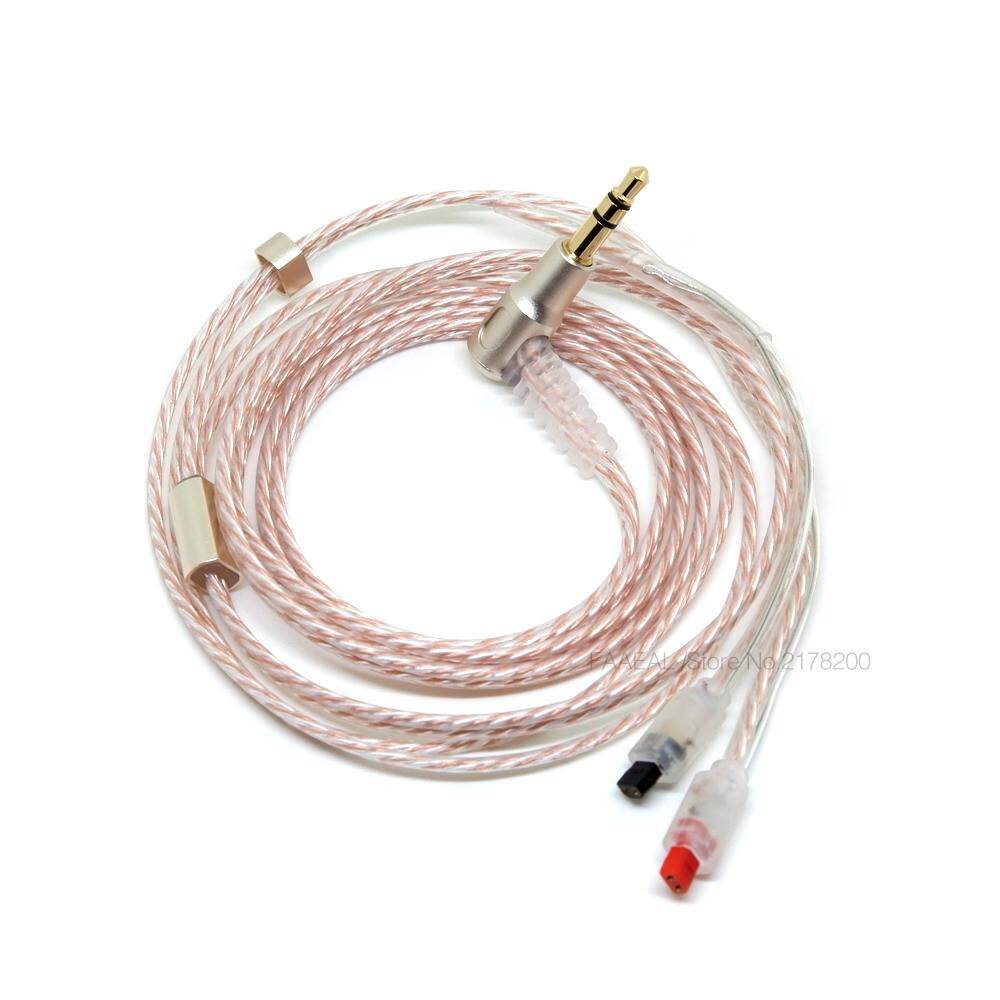 FAAEAL Hand-Made Silver Copper Mixed Earphone Upgrade Cable Headphone ...