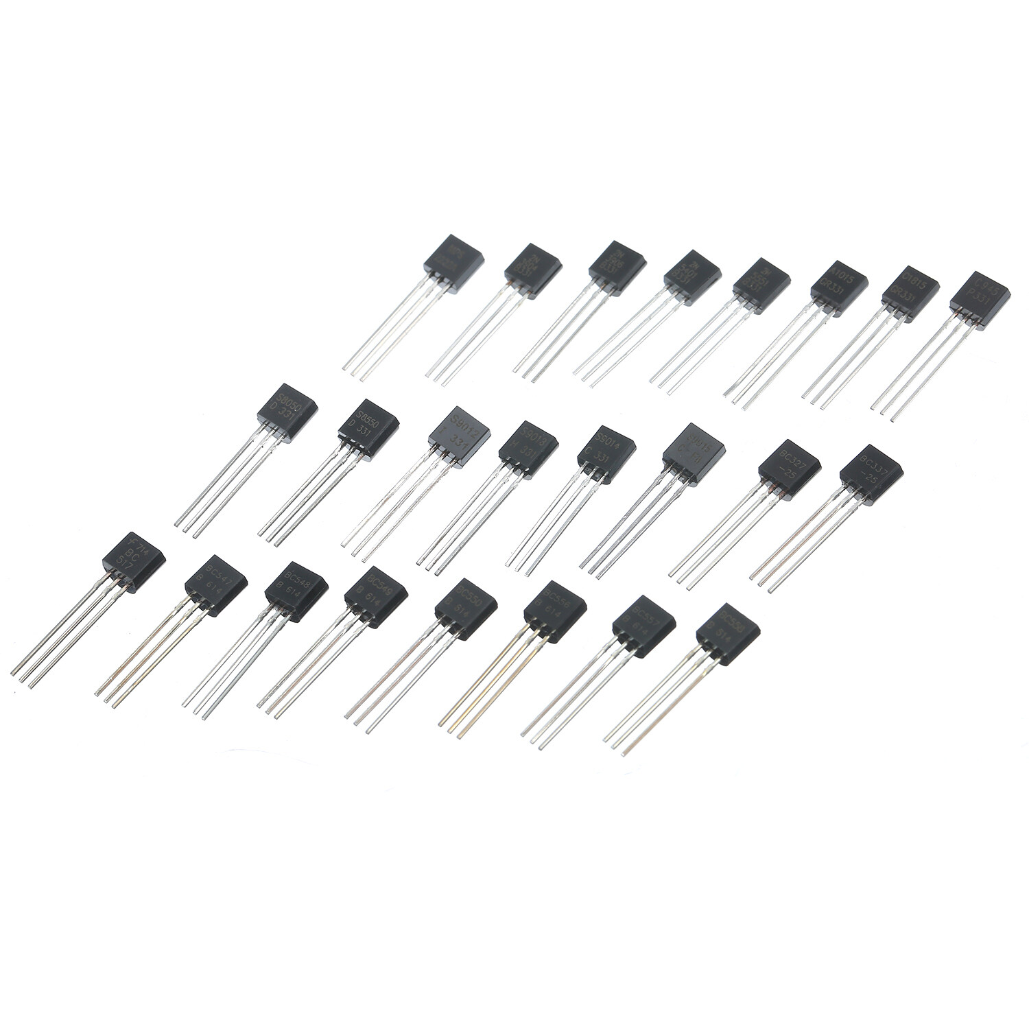 24 ค่า 840 ชิ้น NPN PNP ทรานซิสเตอร์ TO-92 พลังงานวัตถุประสงค์ทั่วไปทรานซิสเตอร์ Assortment ชุด ...