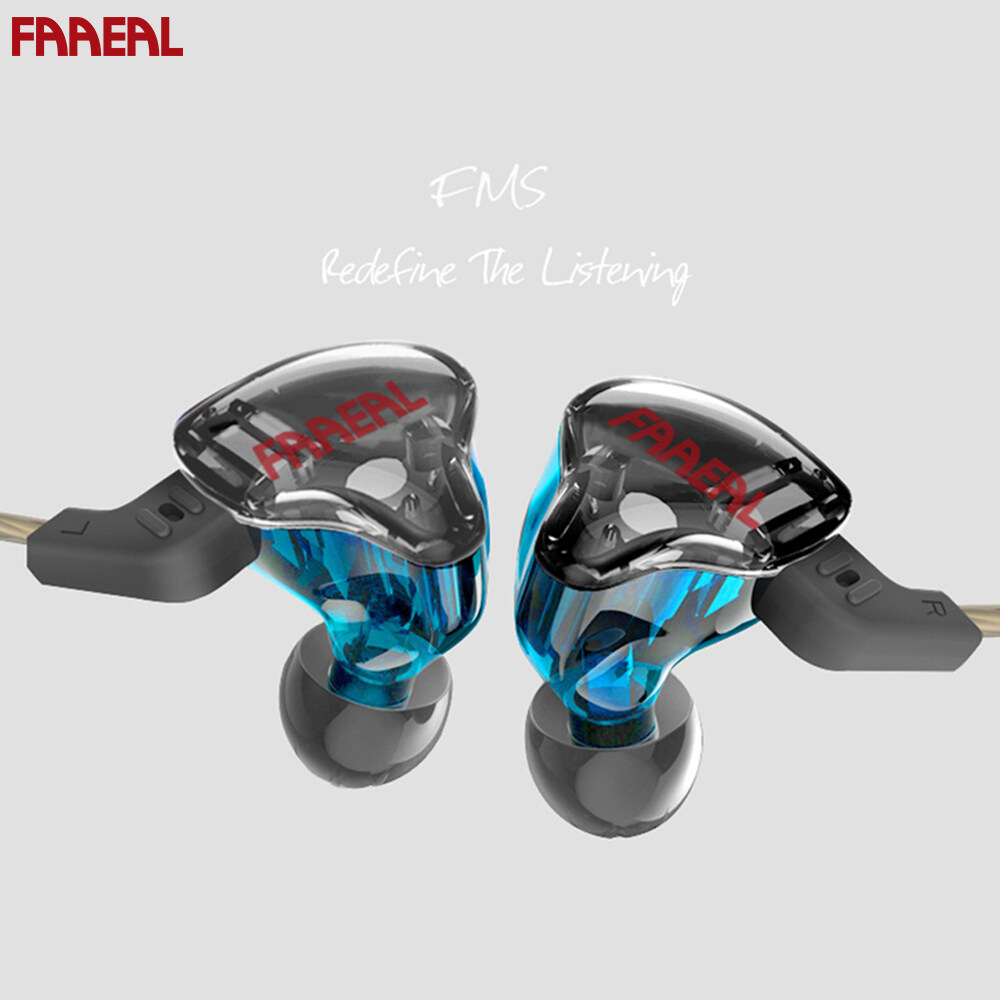 Newest FAAEAL FMS BA+DD Hybrid Earphone Detachable Cable In Ear Audio ...