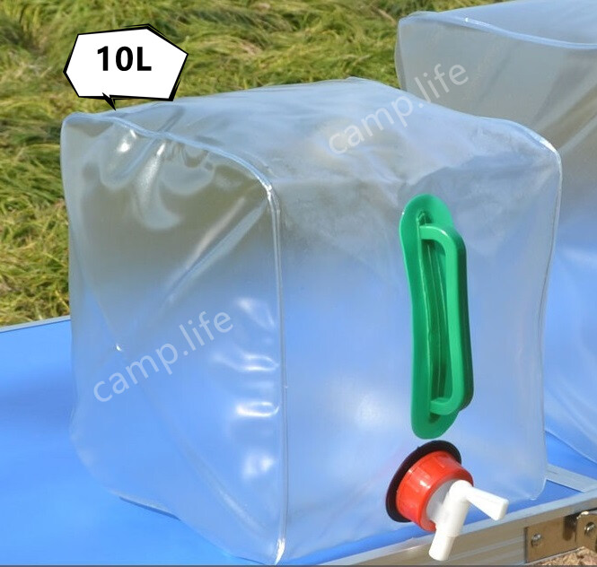 Camping Portable Water Bucket Foldable Collapsible Bag Carrier ...