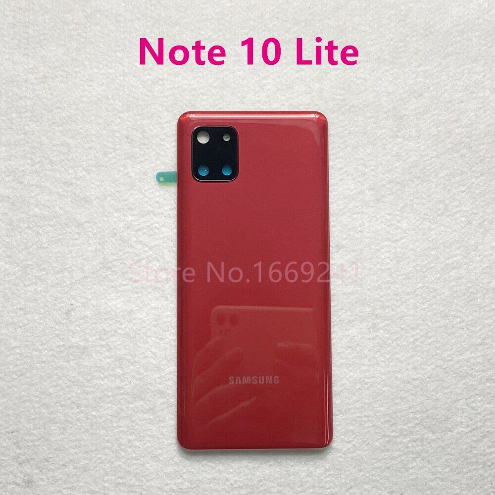 เคสแบตเตอรี่ฝาครอบด้านหลังฝาหลังสำหรับ Samsung Note 10 Lite N770F พร้อม ...