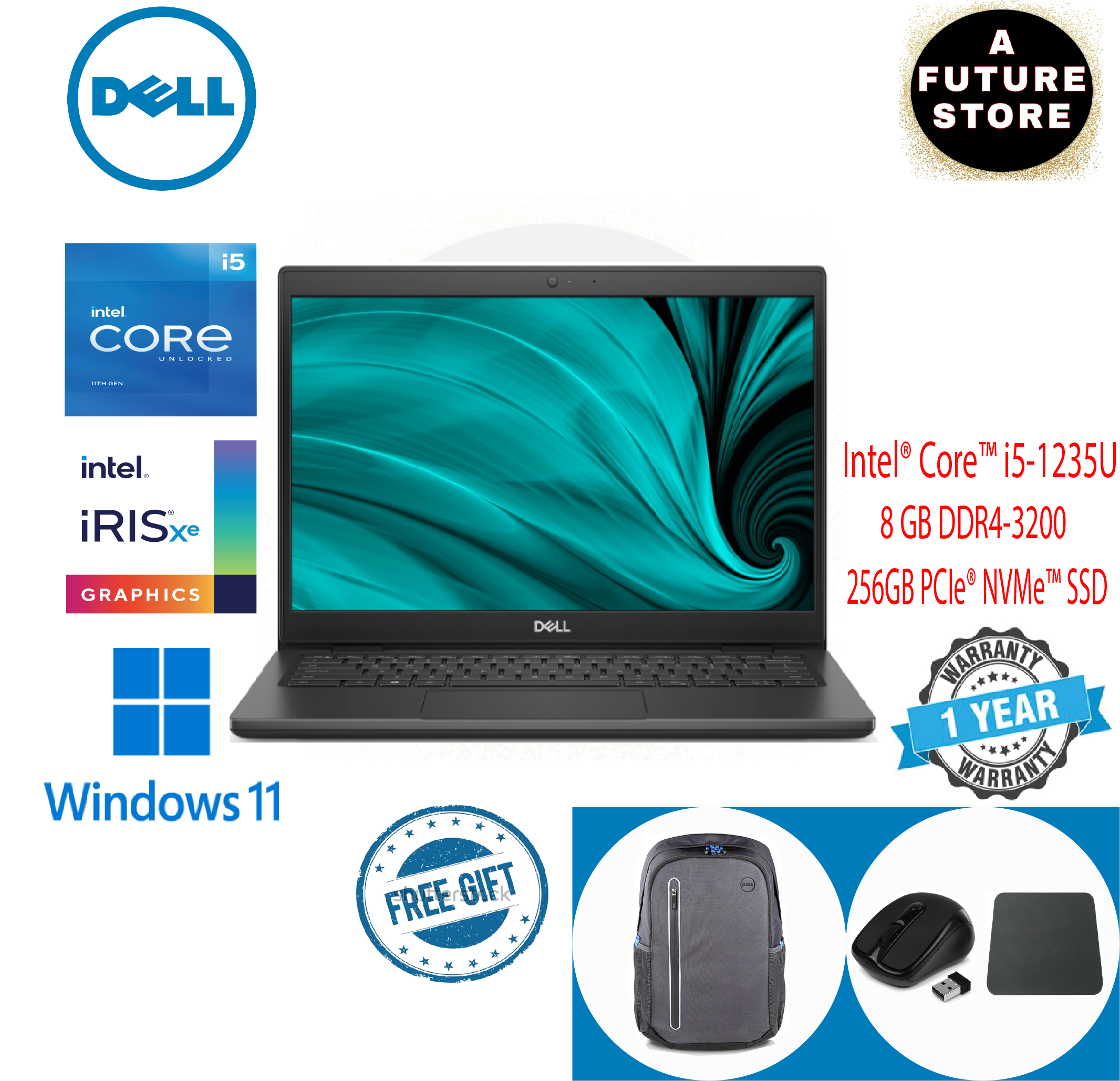 Dell Latitude L3430 I5358G-512GB-W11PRO 14'' FHD Laptop Black ( I5 ...