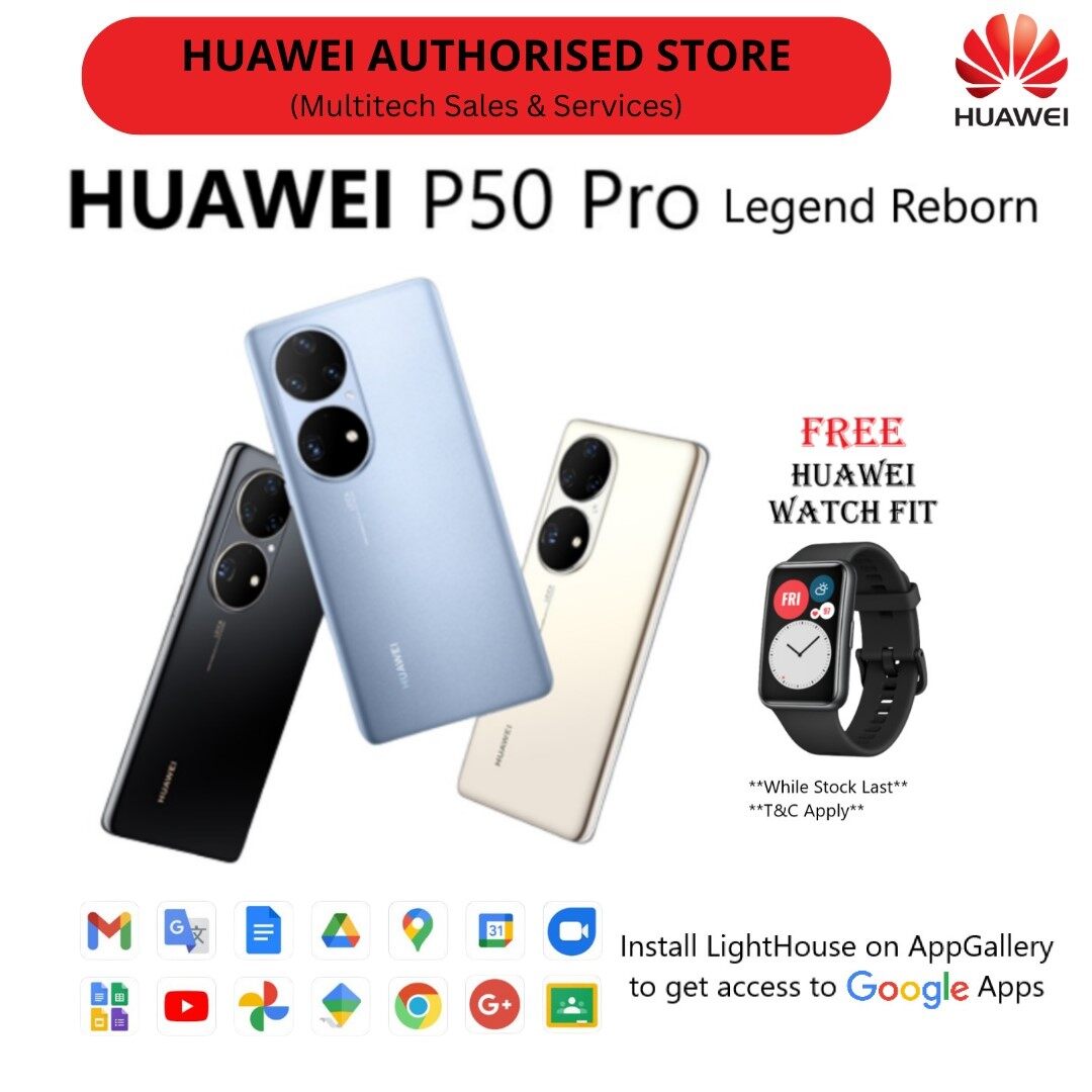 Huawei P50 Pro Smartphone 8GB + 256GB 6.6" True-Chroma Display 120Hz ...