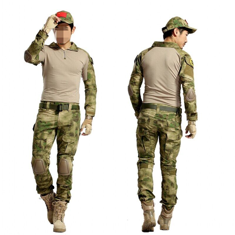 Army Tactical Uniform Camo BDU Suit Men Camouflage Sniper Shirt Pants ...