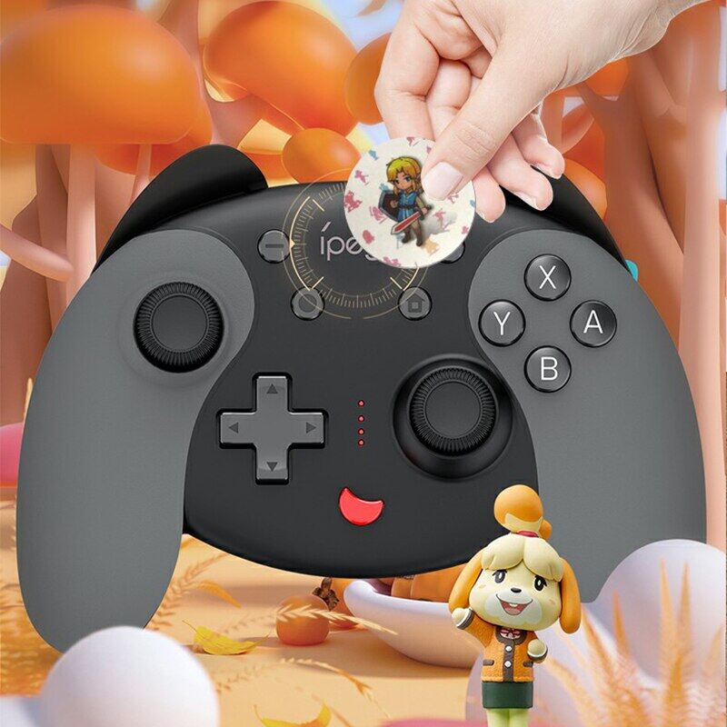 Narsta Ipega เกมแพดสำหรับ Nintendo Switch ไร้สาย,จอยสติ๊กบลูทูธจอยสติ๊กพร้อมเซนเซอร์วัดการหมุนวน ...