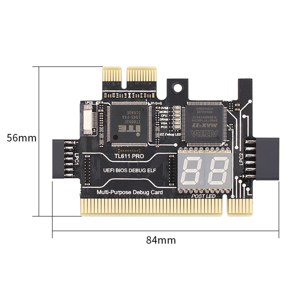 Universal Laptop and PC PCI PCI-E mini PCI-E LPC motherboard Diagnostic ...