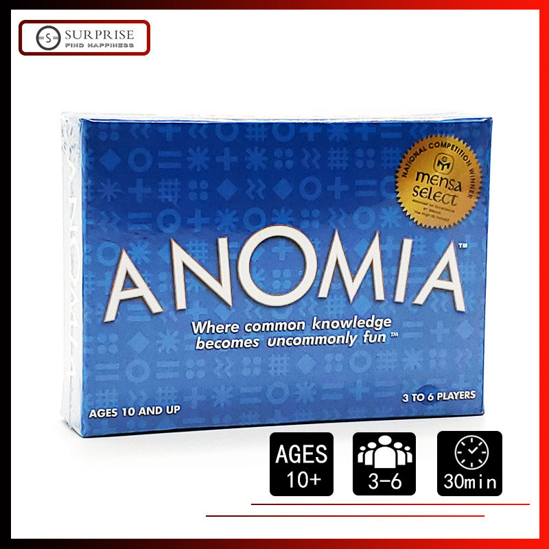 【Ready Stock】Card Game ANOMIA Family Board Games Fun Playing Party ...