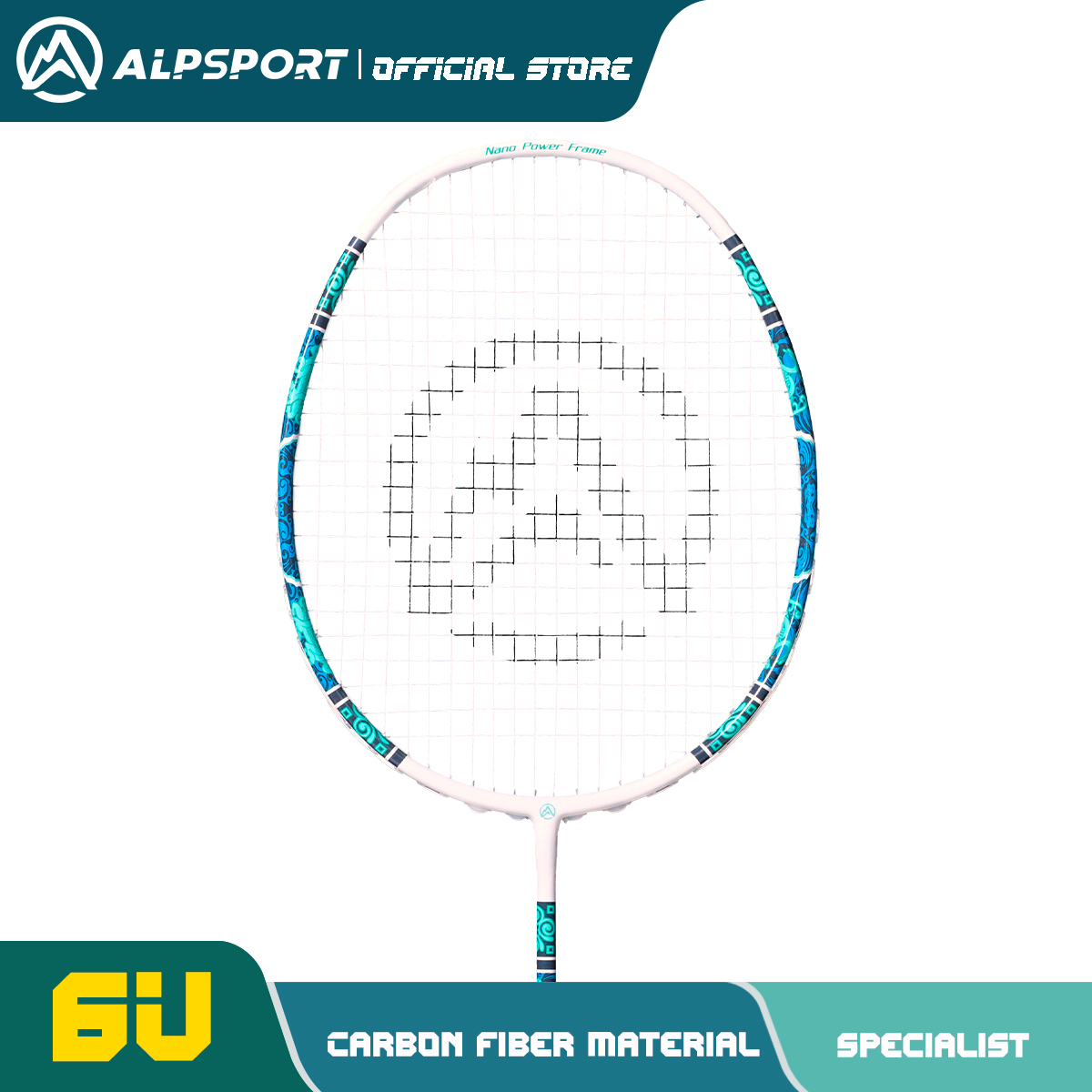 ALPSPORT XW 5U Up To 28lbs Badminton Racket Original Badminton Racket ...