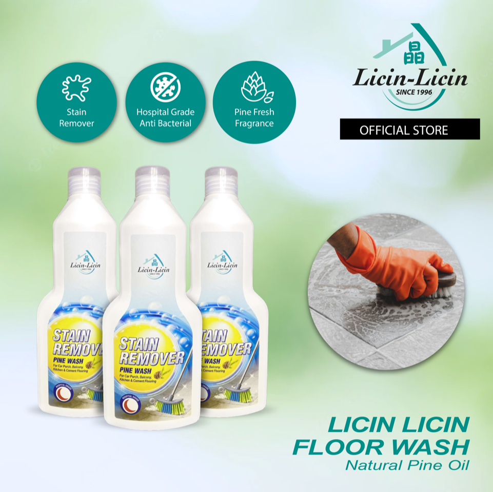 Licin Licin Floor Wash 900ML Floor Soap Cleaner Hospital Grade Tough ...