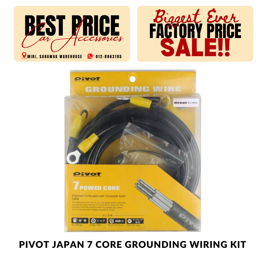 Pivot Japan 7 Core Grounding Wiring Kit | Lazada