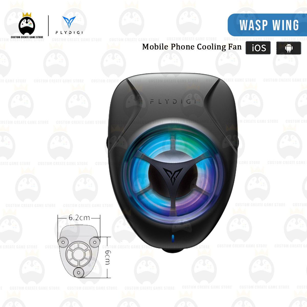 Flydigi Wasp Wing Mobile Phone Cooling Fan[readystock] | Lazada