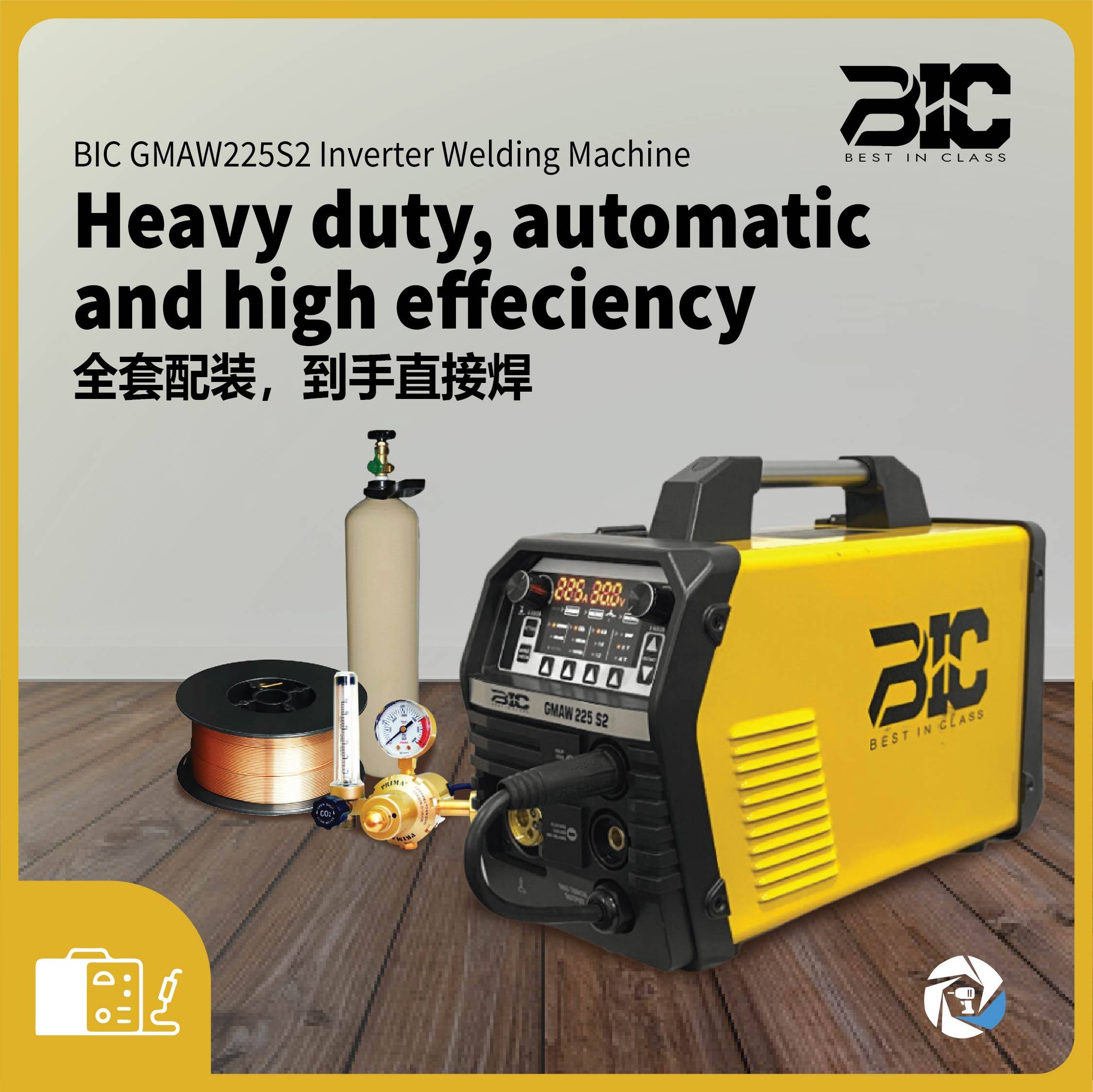 BIC GMAW225 S2 INVERTER MIG WELDING MACHINE FOC 3 THINGS !!! [ WELDING ...