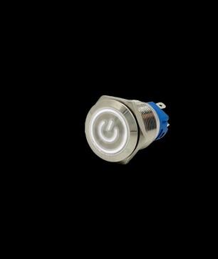 Push Button Start Stop Power Switch Metal LED Light 5 12 220 V MM ...