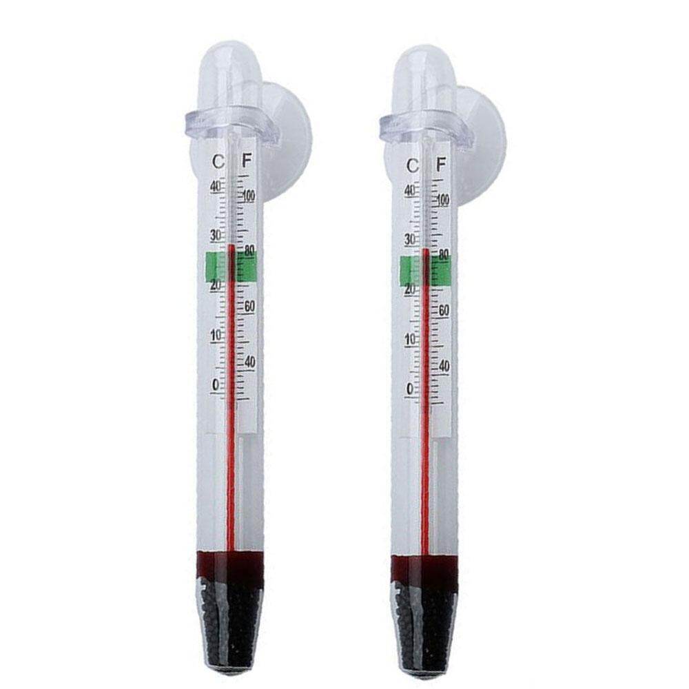 2Pcs Glass Meter Aquarium Fish Tank Water With Suction Cup - Pet Daddy ...