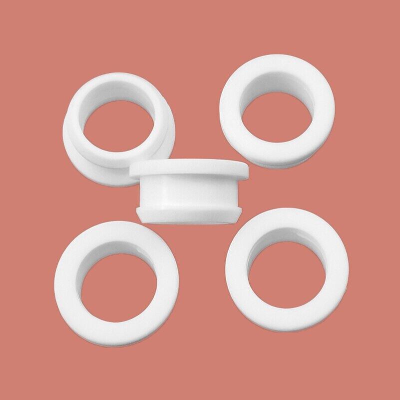 10PCS White Silicone Rubber Snap-on Grommet Plug Bung Cable Wiring ...