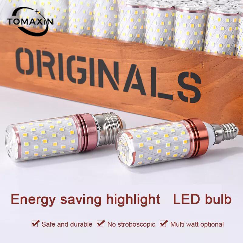 TOMAX 8W 12W 16W 20W หลอดไฟ LED E14 E27ข้าวโพดหลอดไฟ220V LED โคมระย้า40 60 84หลอดไฟ LED - Tomax ...