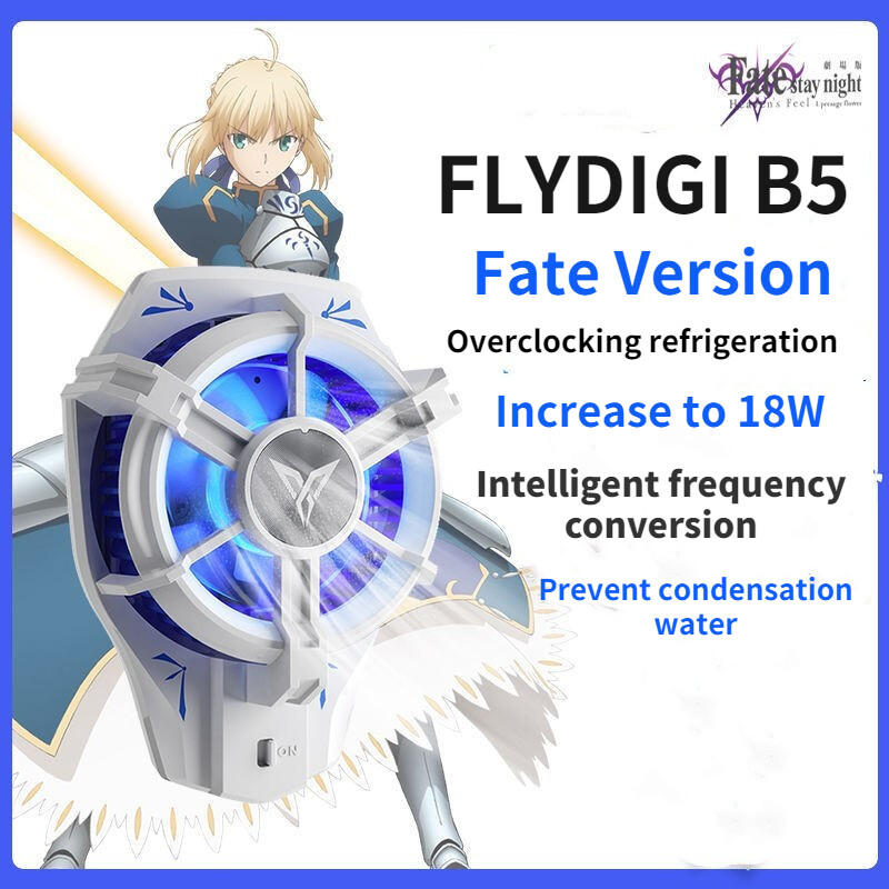Original Flydigi B5 Mobile Gaming Cooling Fan Cooler Intelligent ...