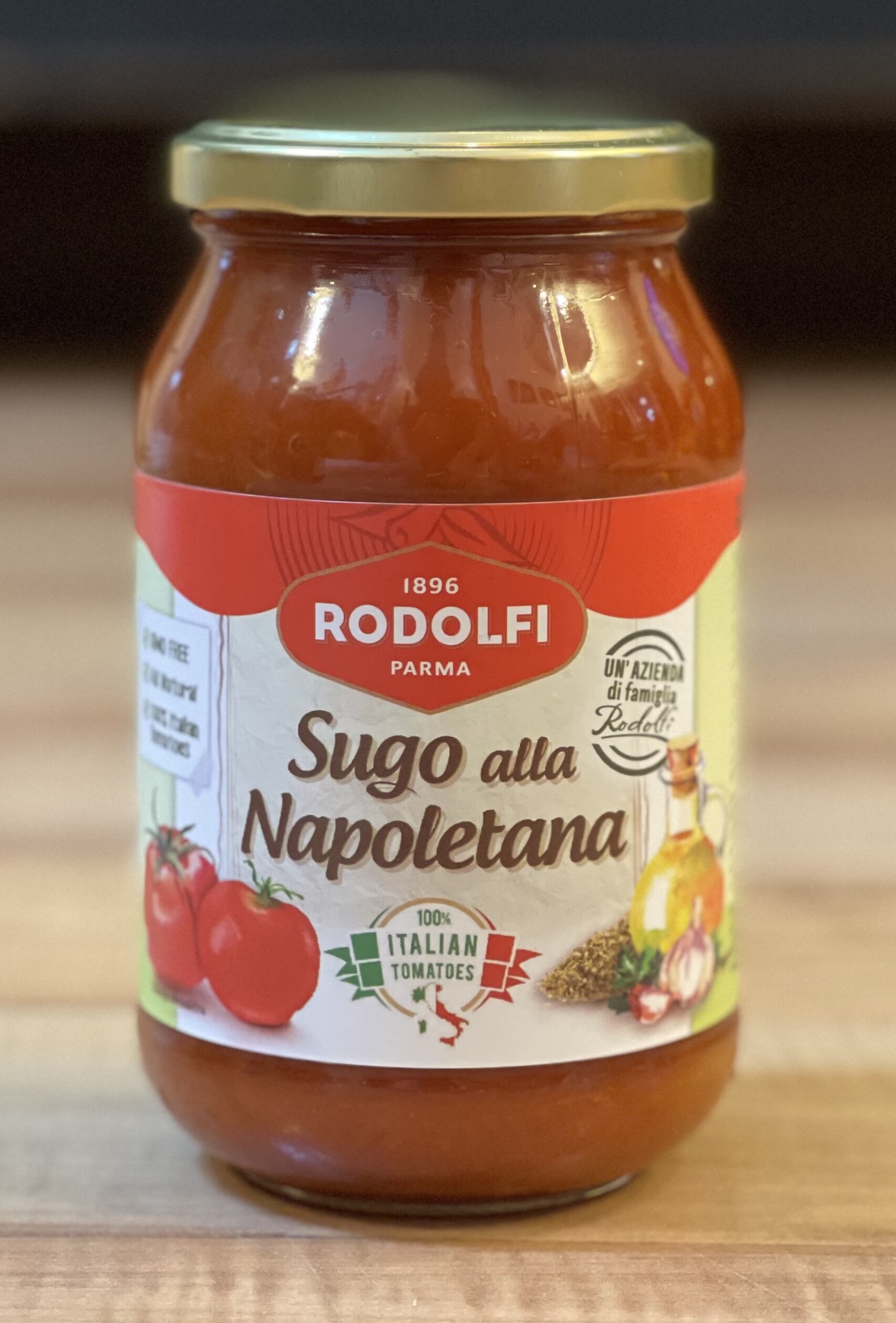 Rodolfi Napoletana Tomato Sauce in Glass Jar 400g - Italy | Lazada