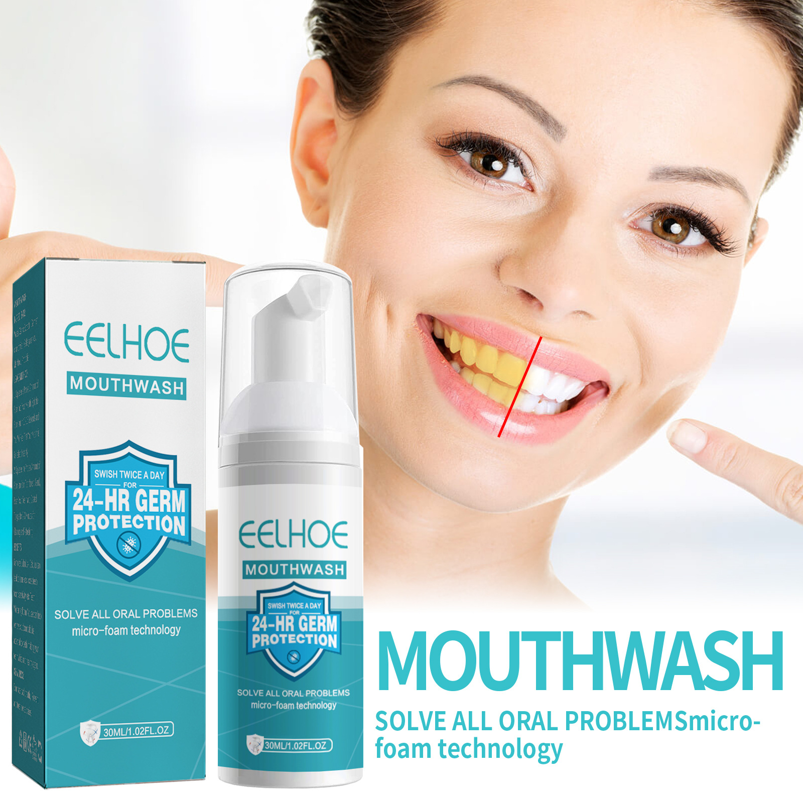 Teethaid Mouthwash Teethaid Mouthwash Whitening Toothpaste Foam 2023