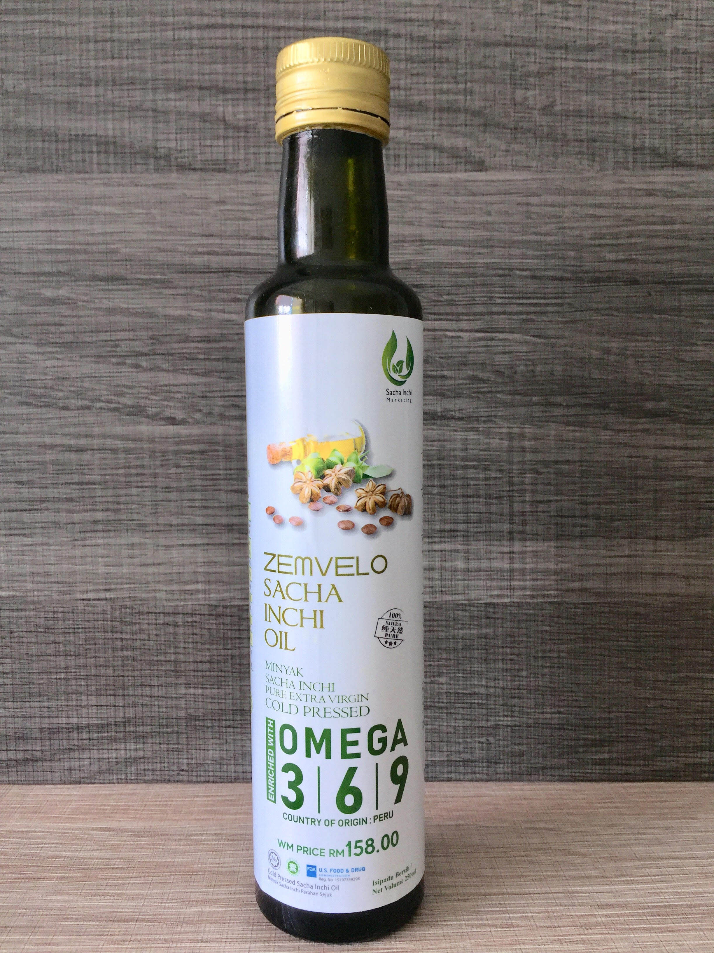 Organic Extra Virgin Sacha Inchi Oil 250ml | Lazada