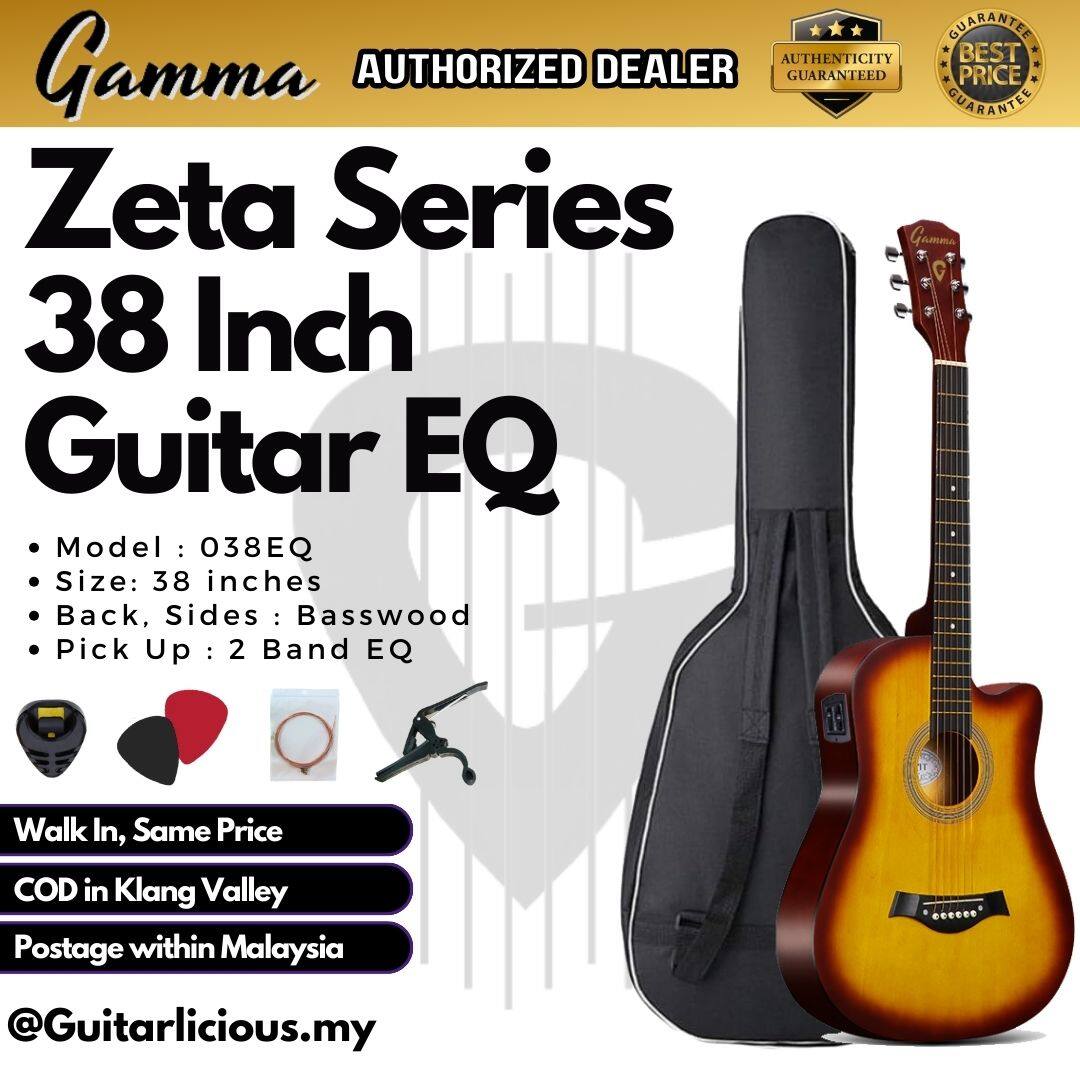 38 inch ZETA Semi Acoustic Guitar with 2 band EQ / Pick Up - (RCStromm ...