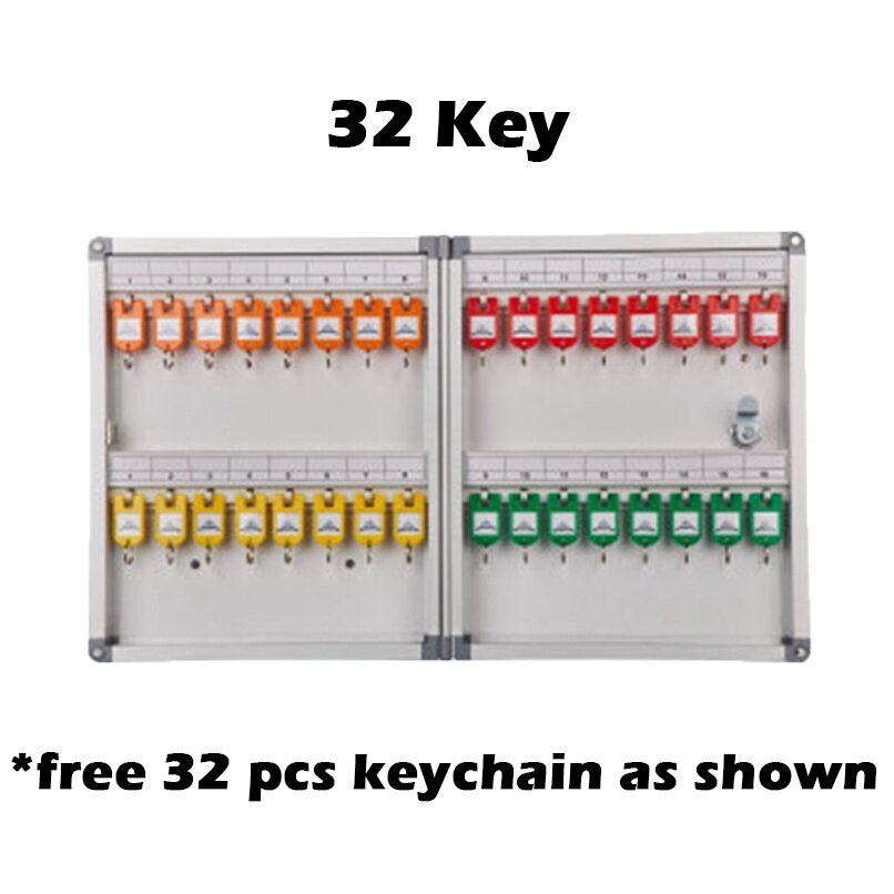Wall Mount Key box with Lock Key Cabinet for 120 Key Box 24 pcs 96 Key ...