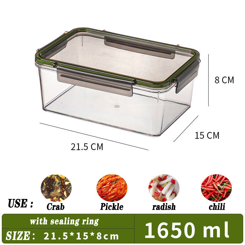 Food Grade Safe Healthy Food Storage Containers, Stackable Refrigerator ...