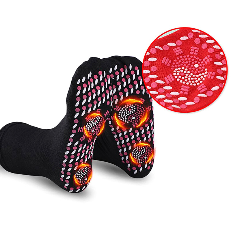 Nnuo????Self-heating Magnetic Socks for Women Men Self Heated Socks ...