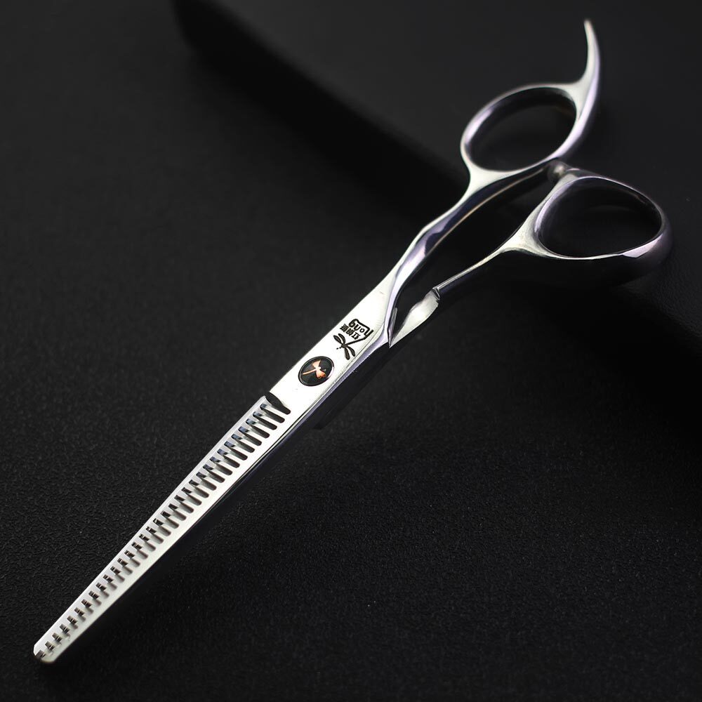 Japan imported salon special barber shop scissor 6 inch professional hairdressing scissor set ...