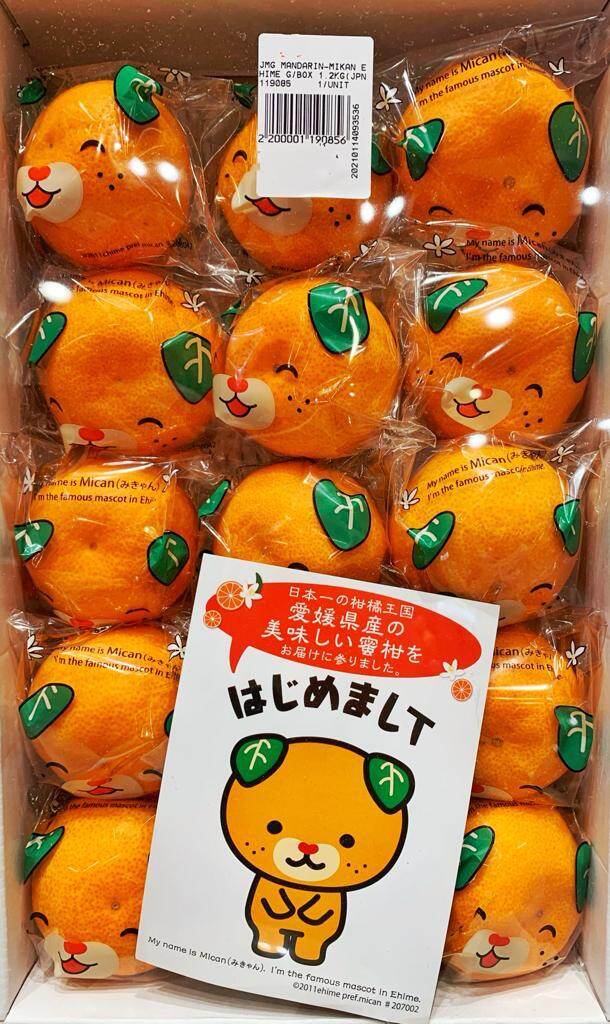 Japan Ehime Mican Mikan (Mandarin Orange) Gift Box (1.2Kg) - DELIVERY ...