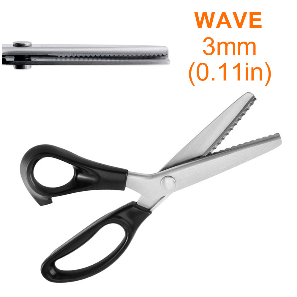 3/5/7MM Zig Zag Sewing Cut Dressmaking Tailor Shear Pinking Scissor ...