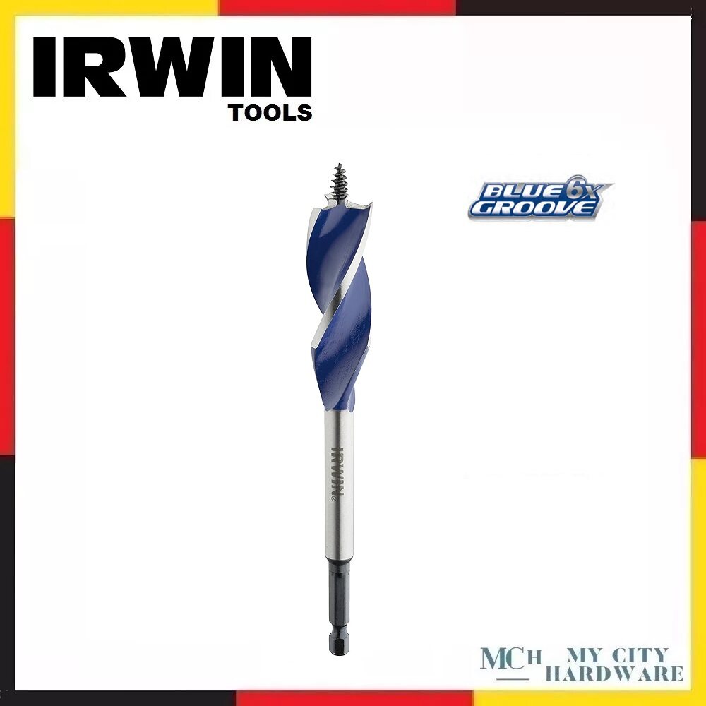 IRWIN 18mm Blue Groove 6X Wood Auger Bit 10506621 | Lazada