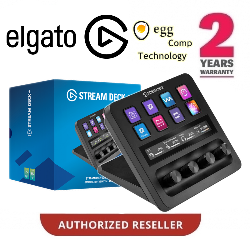 ELGATO STREAM DECK + AUDIO MIXER PRODUCTION CONSOLE STUDIO CONTROLLER ...