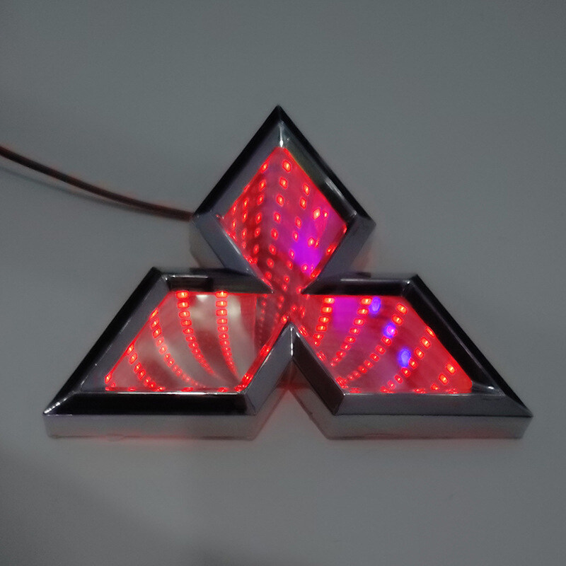 Buyv Led Logo Mitsubishi Logo Badge Glowing Emblems For Mitsubishi Pajero Mirage Asx Outlander