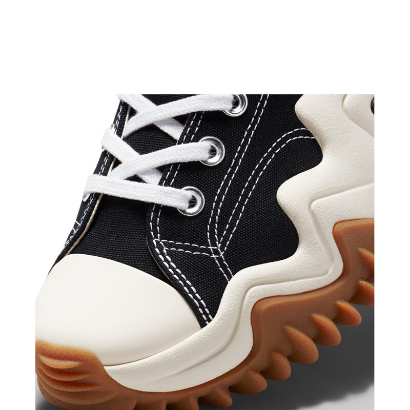 Converse Run Star Motion Canvas Platform - Hi - Black/White/Gum Honey ...