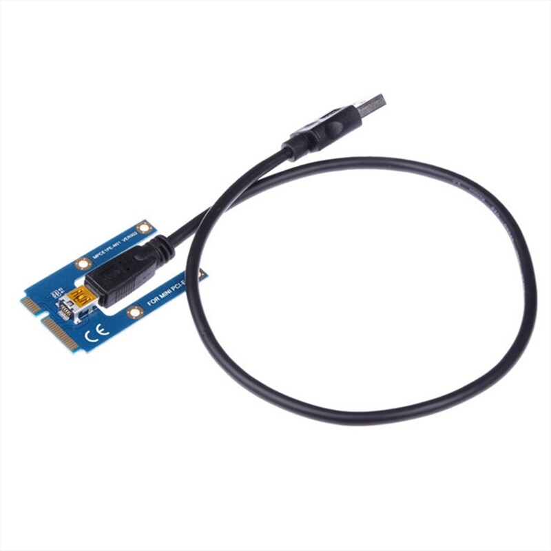 Mini PCIe to PCI Express 16X Riser for Laptop External Graphics Card ...