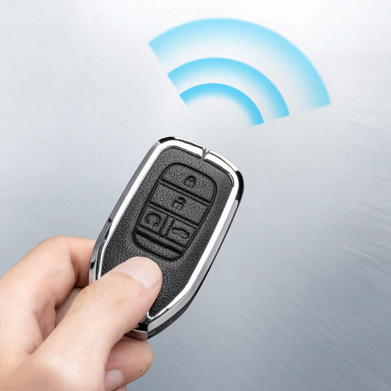 【Available】Zinc Alloy Leather Car Key Case สำหรับ Honda Hrv/city ...