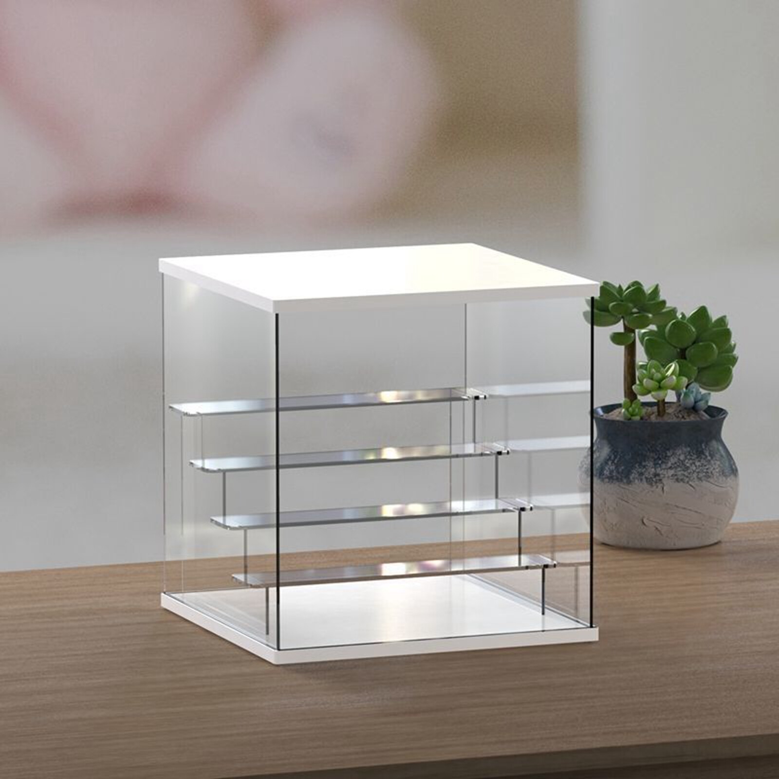 Perfeclan Acrylic Display Case,Clear Showcase Storage Organizer for ...