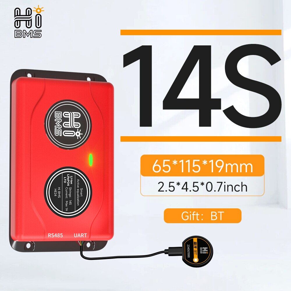 HIBMS Smart Active Balancer Bms Lifepo4 Active Equalizer 4S Balanceador ...