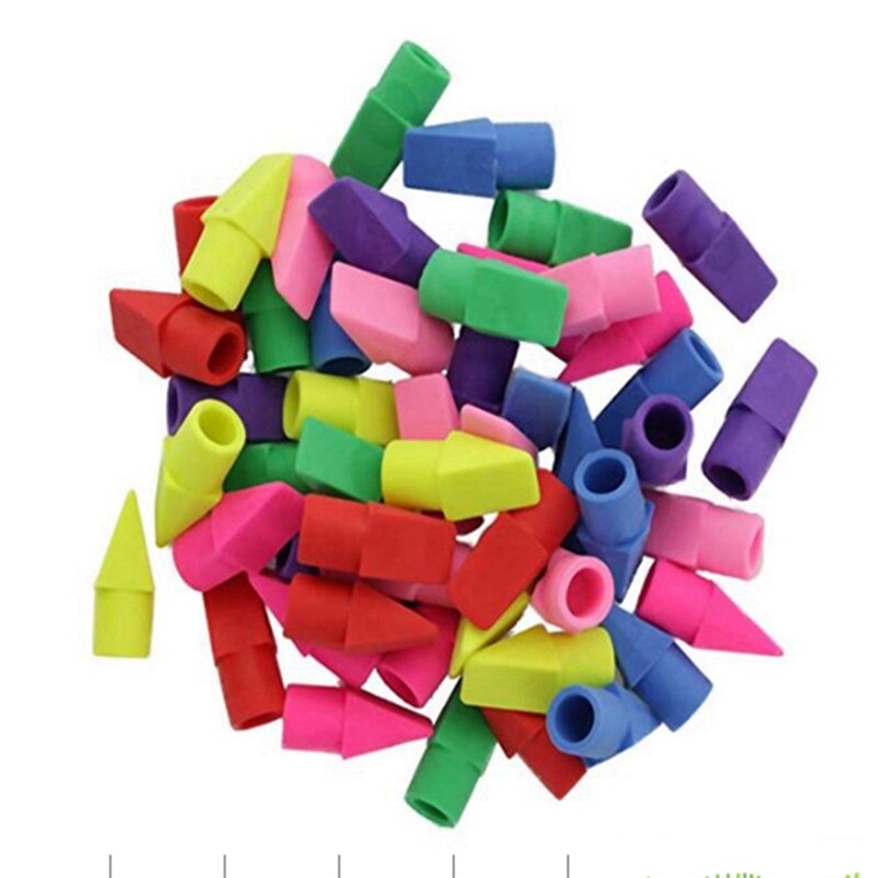 Eraser Caps, Pencil Top Erasers, Pencil Cap Erasers, Eraser Tops, Color ...
