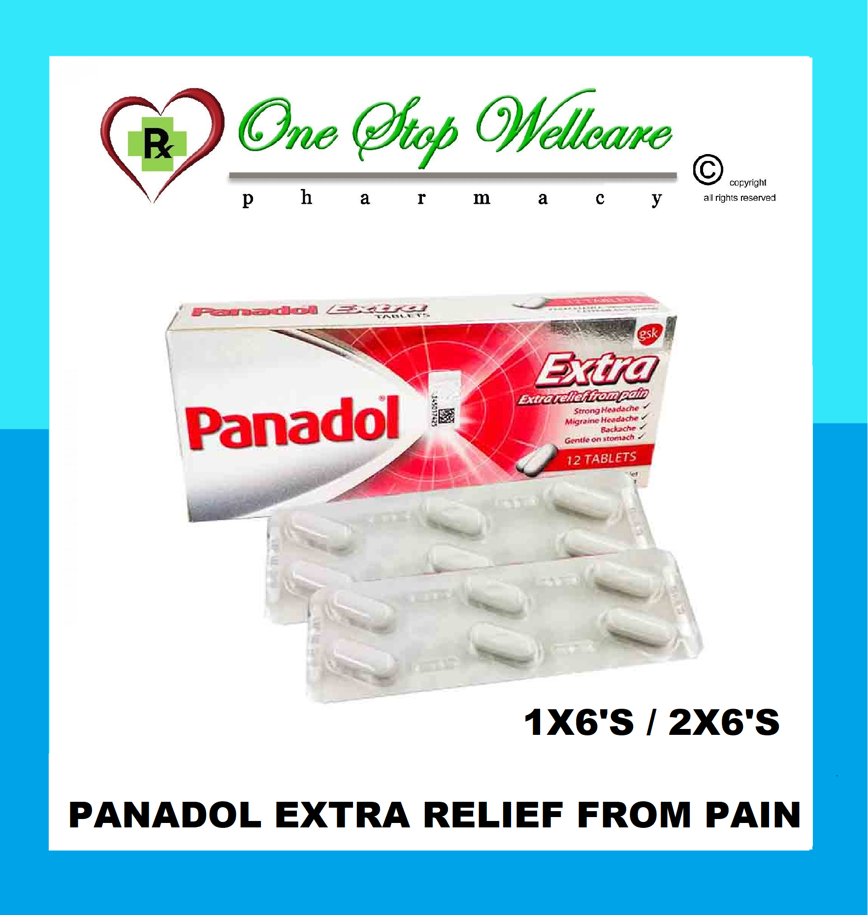 PANADOL EXTRA 2X6'S (EXP:07/2025) | Lazada