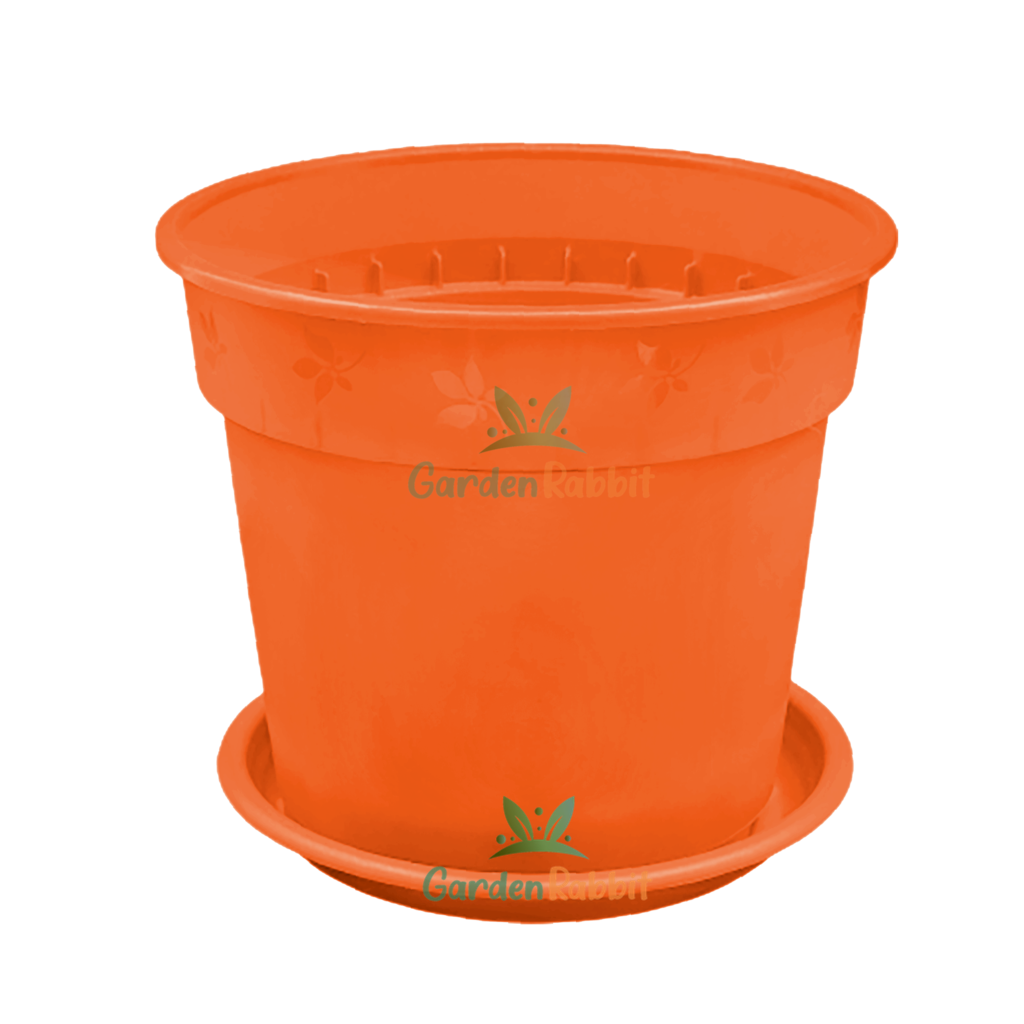 Octo Plastic Flower Pot Bunga Pasu Decoration Transparent Orchid Garden ...