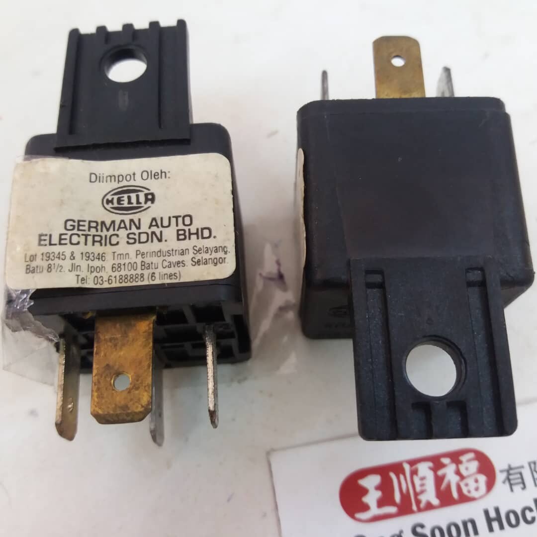 1-10 pcs Hella Relay 4 pin 30A 4RA 003 510-08 made in Germany | Lazada