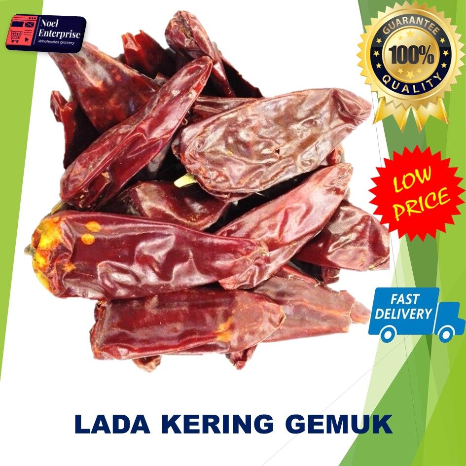 Lada Kering Gemuk /Cili Tak Pedas 500G/1KG | Lazada