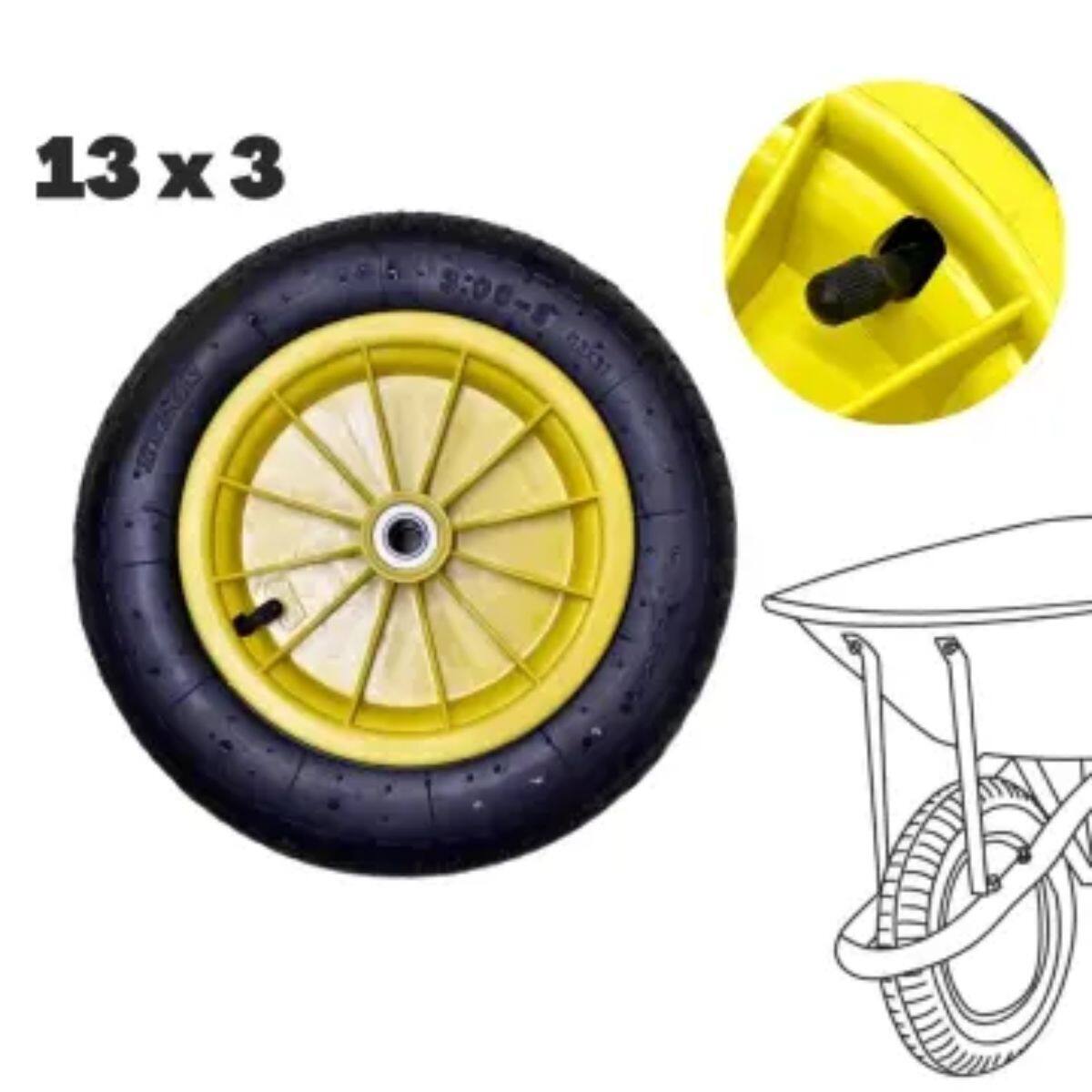 [Air Wheel/PU Foam Wheel] Heavy Duty Wheel Barrow Tyre With Pvc Rim ...