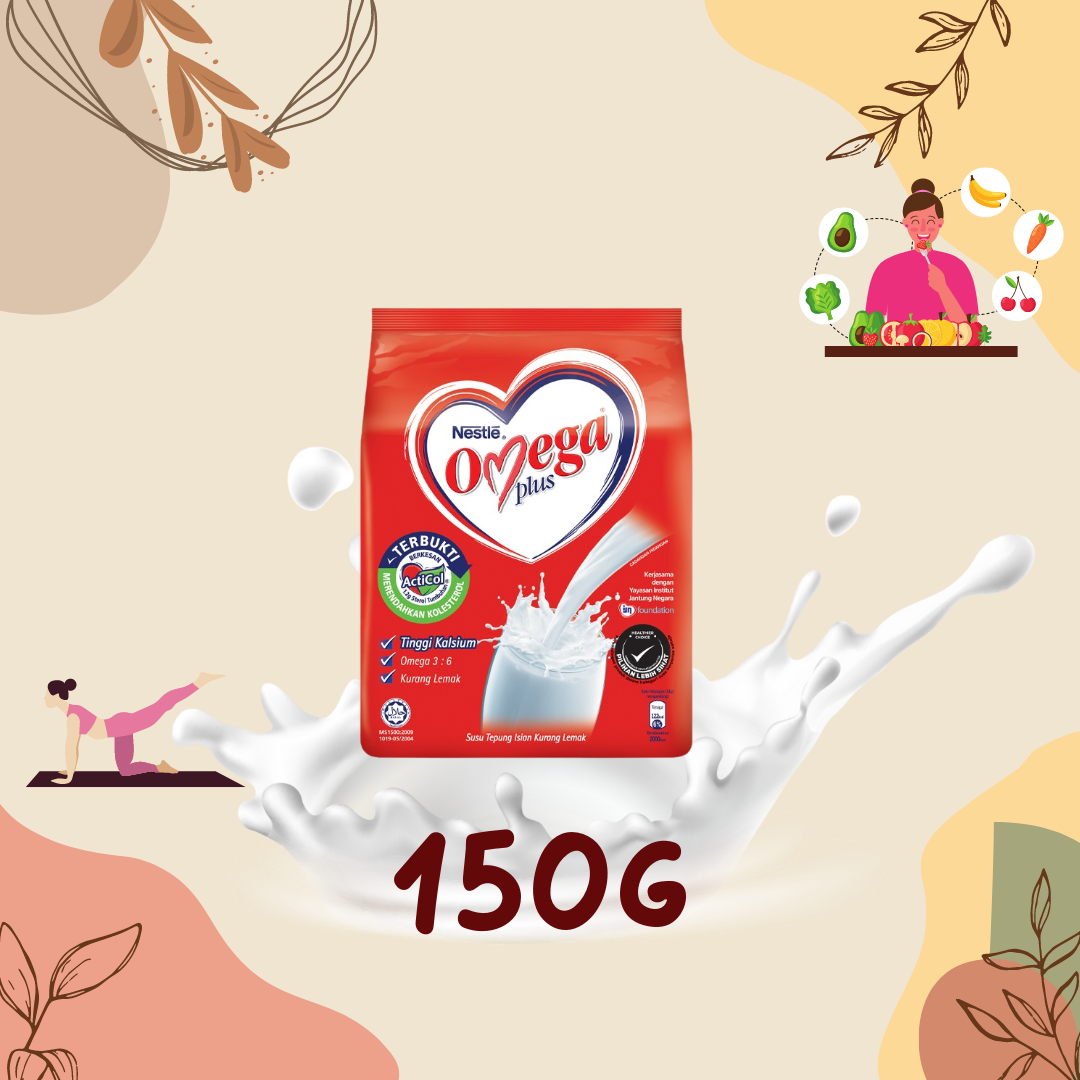 Nestle Omega Plus Milk Powder 1kg/ 600g/150g | Lazada