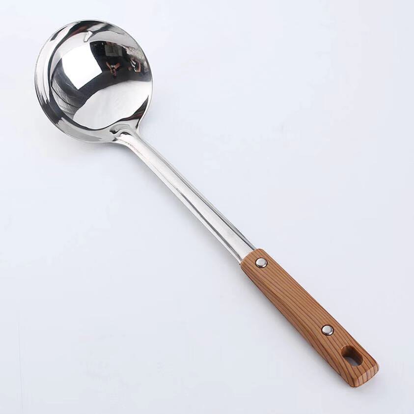 Stainless Steel Kitchenware Cookware Set Spatulas Fry Spatula Soup ...