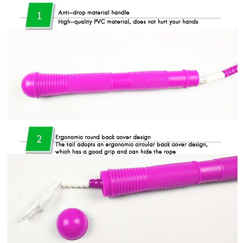 2Pack Jump Rope 5M Long Jump Rope Segmented Beaded DIY Skipping Rope ...