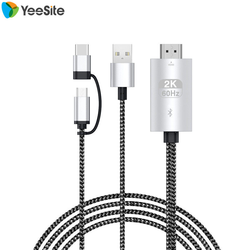 Upgraded Version Bluetooth Function 1080P USB to HDMI HDTV Cable ...