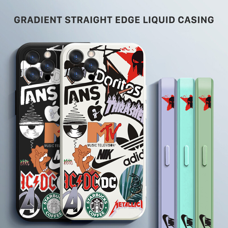 PMP เคสสำหรับ Realme 6 6I 6 Pro 7 7 5G 7I 7 Pro,เคสซิลิโคนเหลวลายขอบ ...